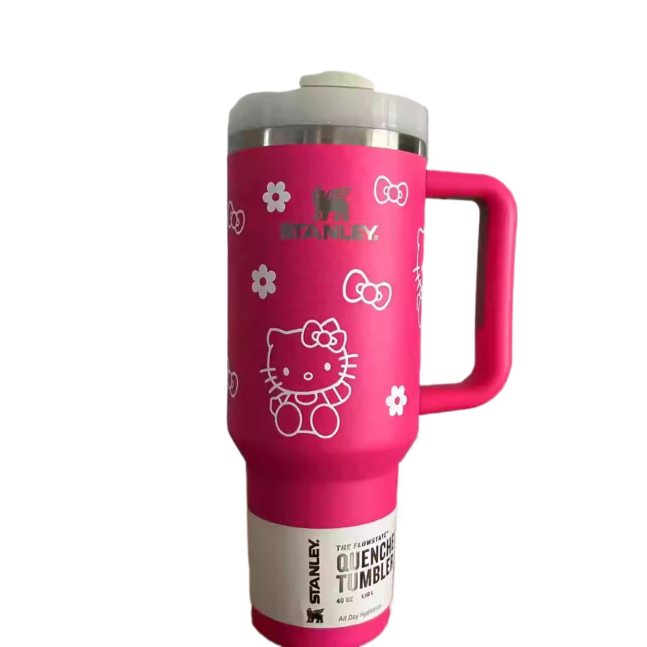 40 ozPortable Handheld Water Bottle, Iced Coffee Mug， Insulated Mug ...