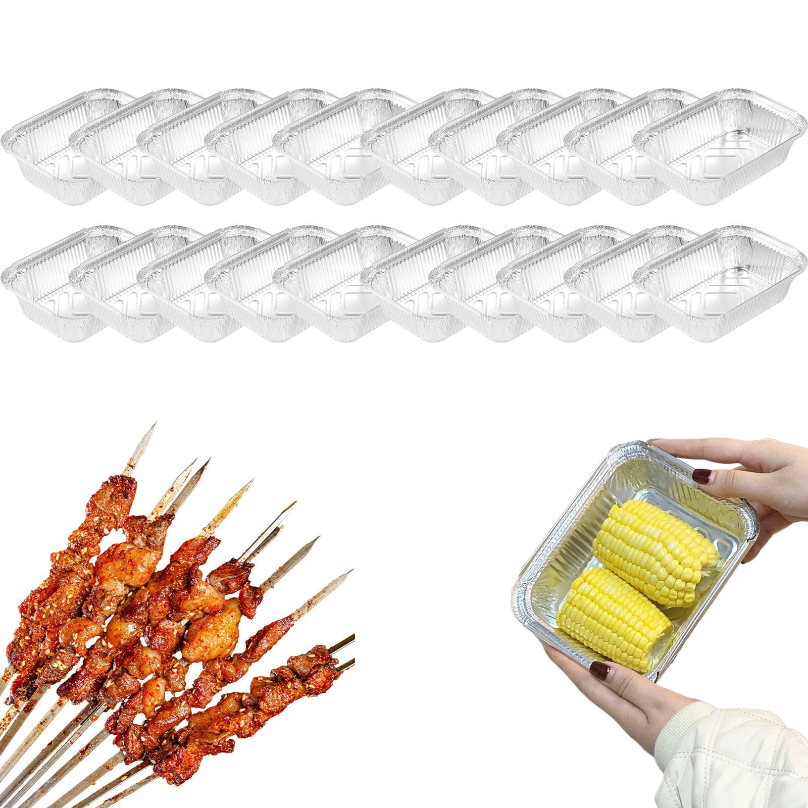 40 pack Aluminum Drip Pan for Ninja OG701 Woodfire Outdoor Grill Grease ...