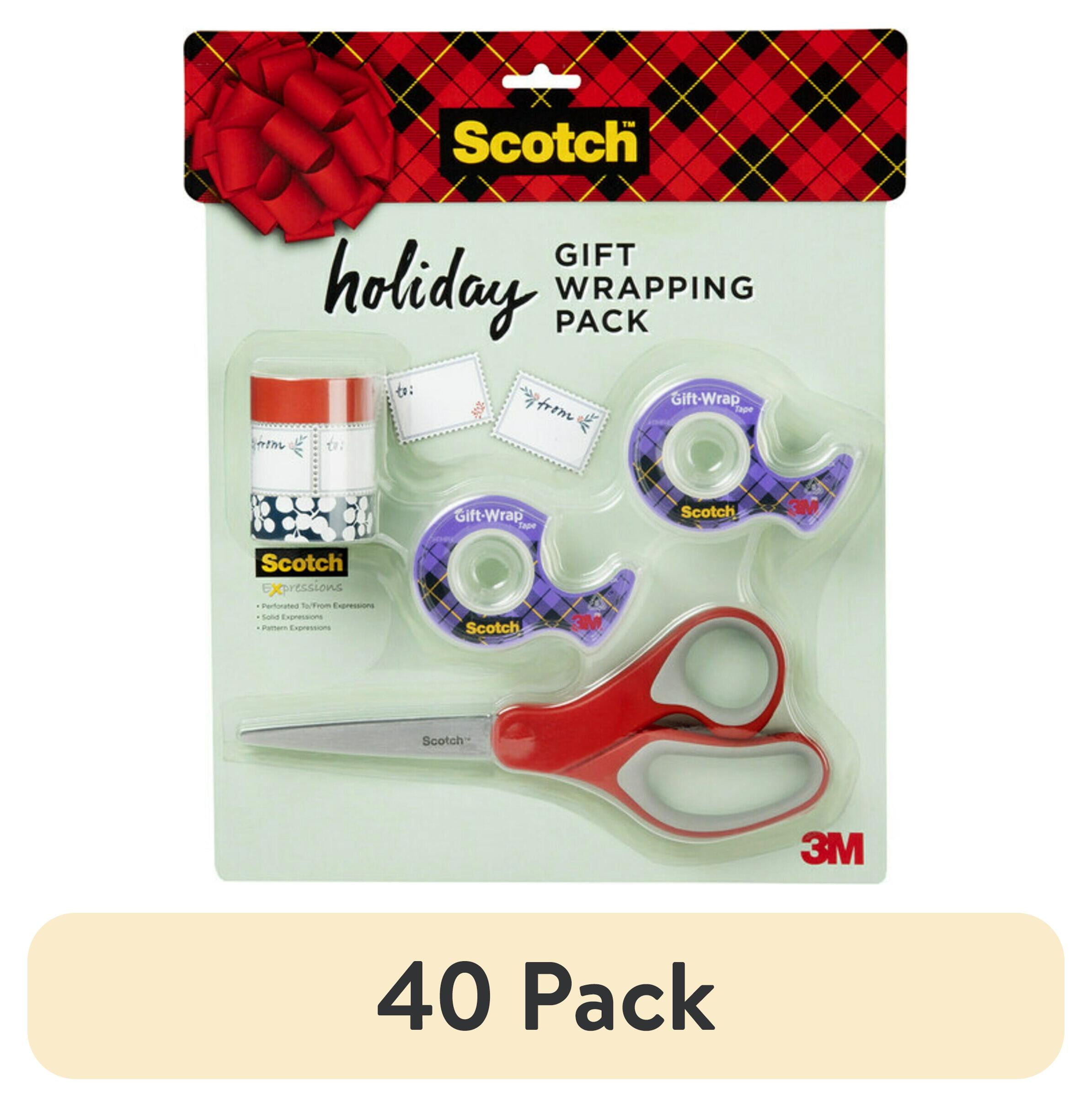 (40 pack) Scotch Gift Wrapping Kit, includes Tapes & Scissor - Walmart.com