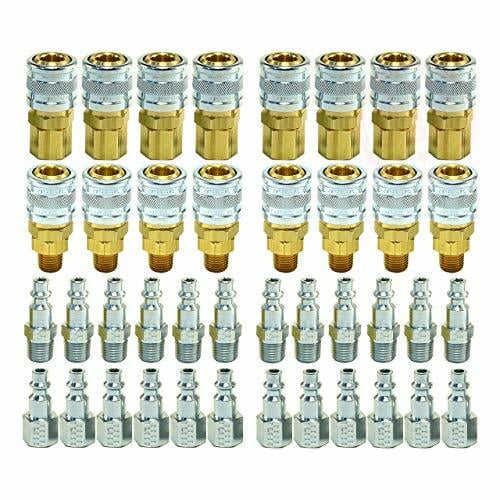 40 pc Heavy Duty Quick Coupler Air Hose Connector Fittings 1/4 NPT ...