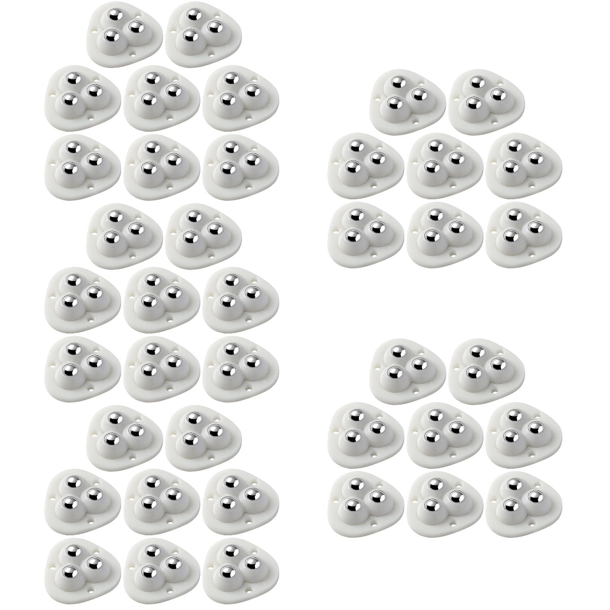 40 pcs Casters Wheels Small Wheels Swivel Wheels Sticky Caster Wheels ...