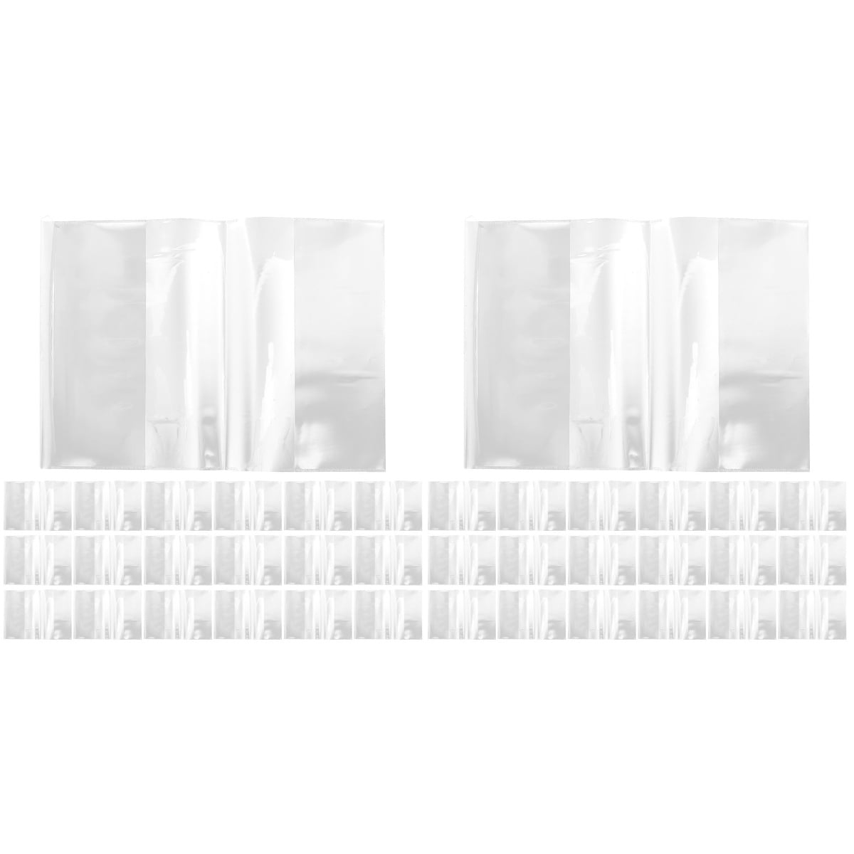 40 pcs Clear Book Cover Soft Cover Book Protection Cover A5 Book Cover ...