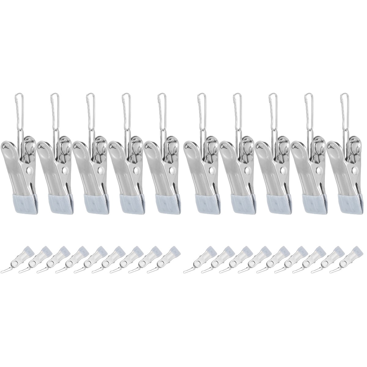 40 pcs Clothesline Laundry Clips Clothespins Non Slip Laundry Clothes ...