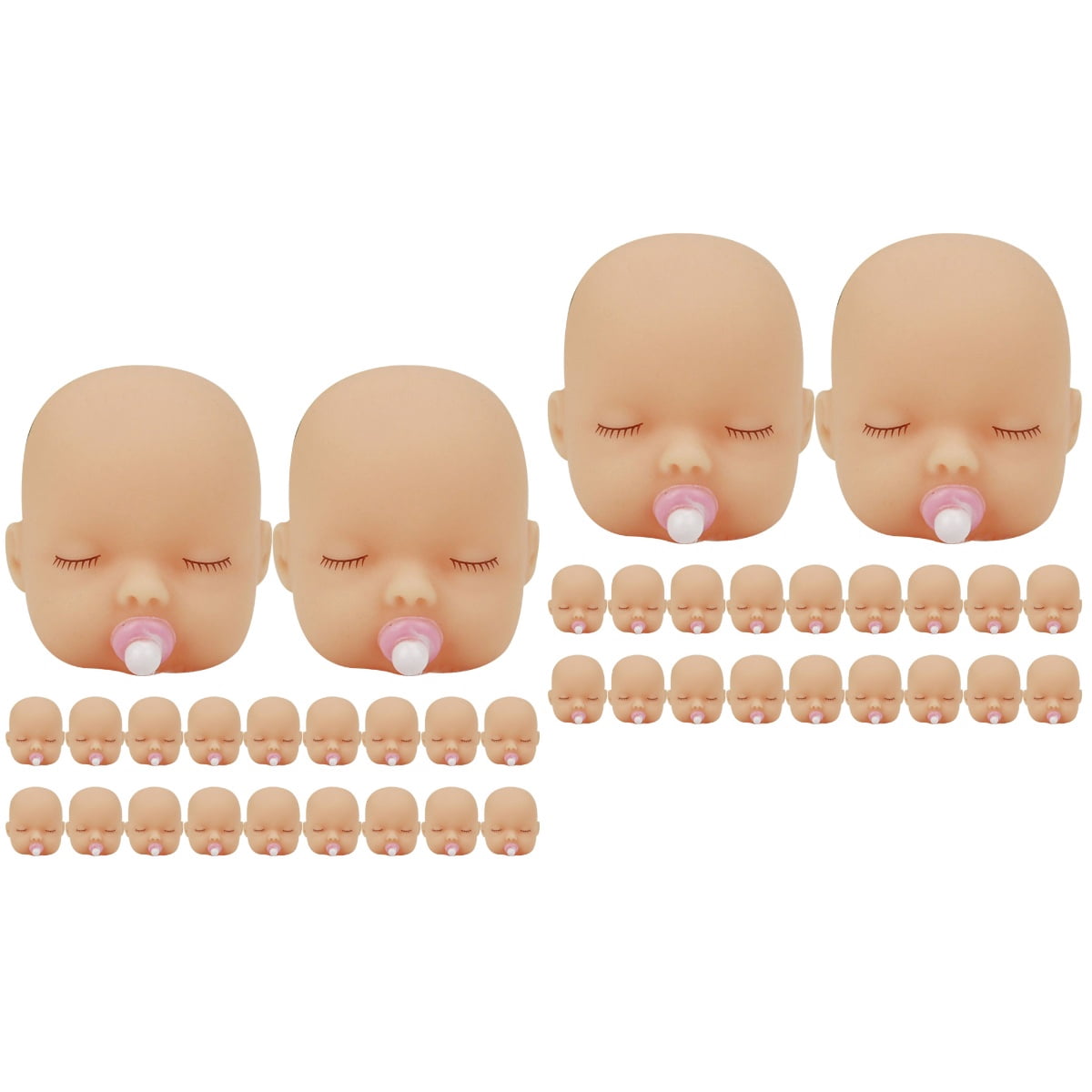 40 pcs Doll Making Heads Replacing Doll Heads Doll Parts Repair Doll ...