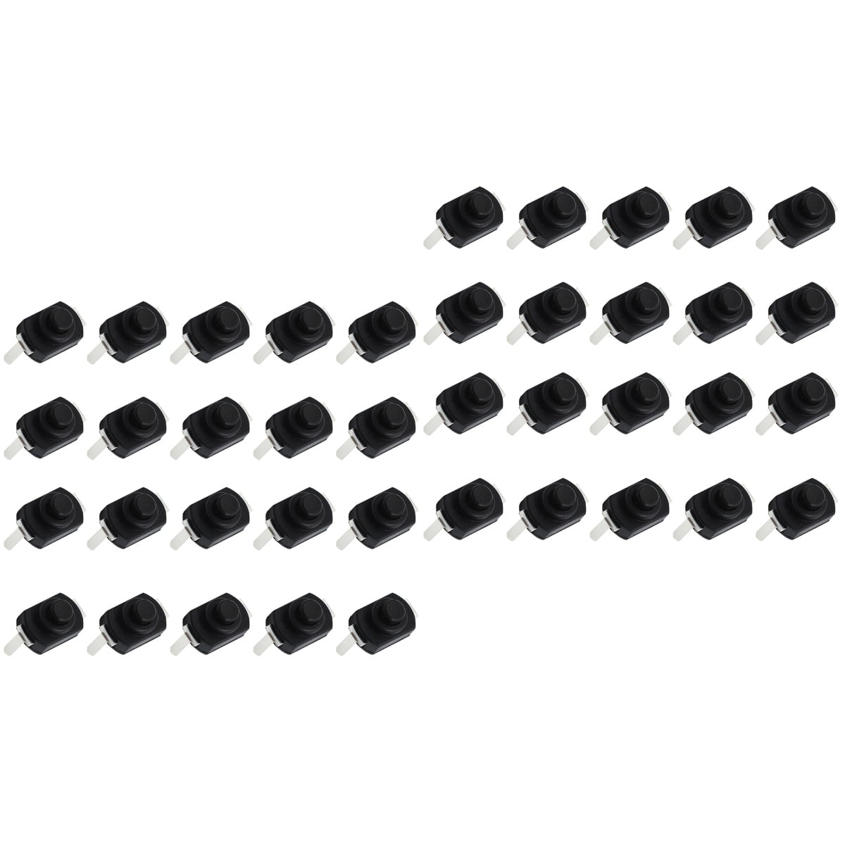 40 Pcs Latching Tactile Switch Flashlight Push Button - Walmart.com
