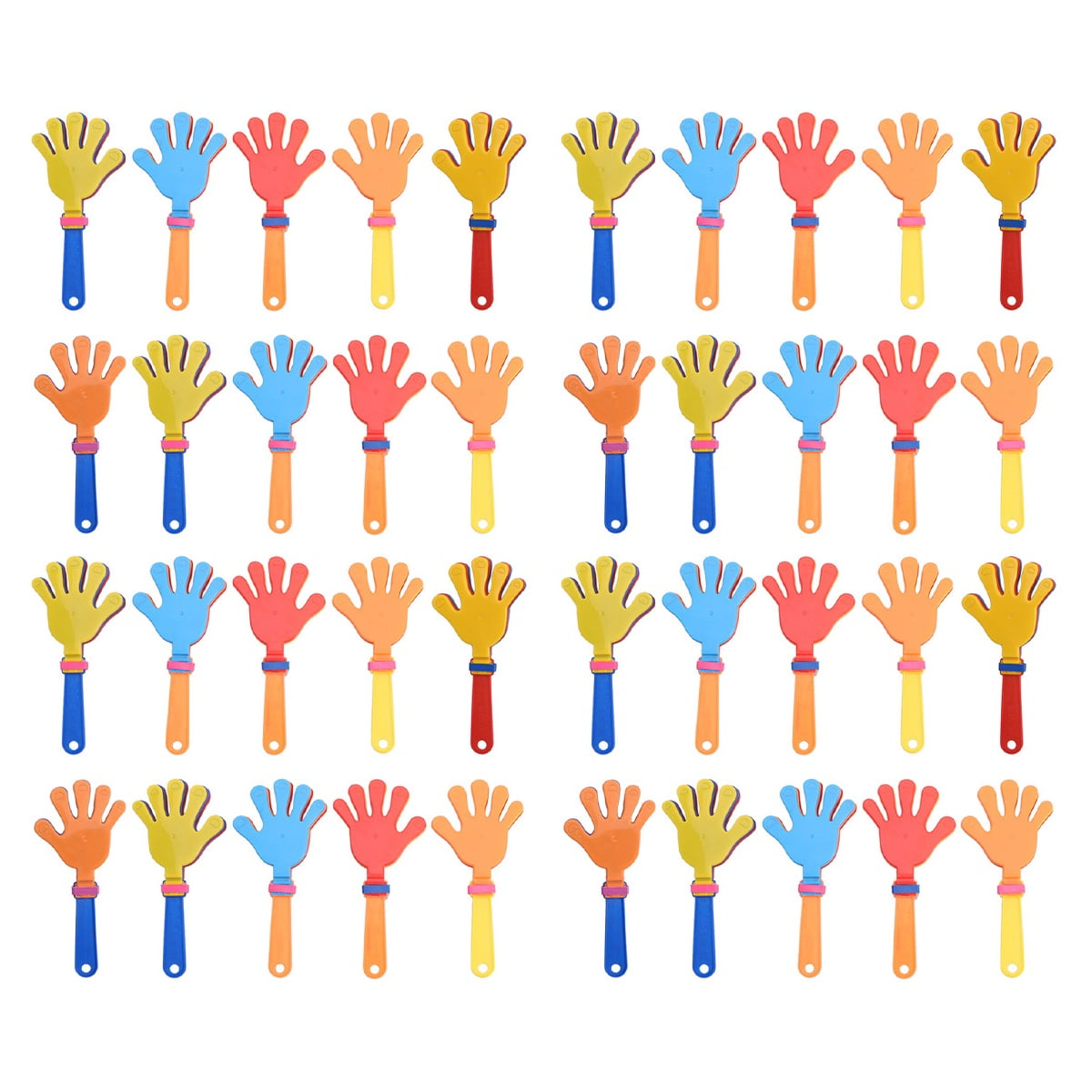 40 pcs Hand Clapper Plastic Clapping Device Clapping Hands Party ...