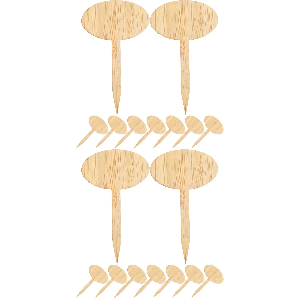 40 pcs Horticultural Tags Wooden Plant Tags Landscape Signs Garden ...