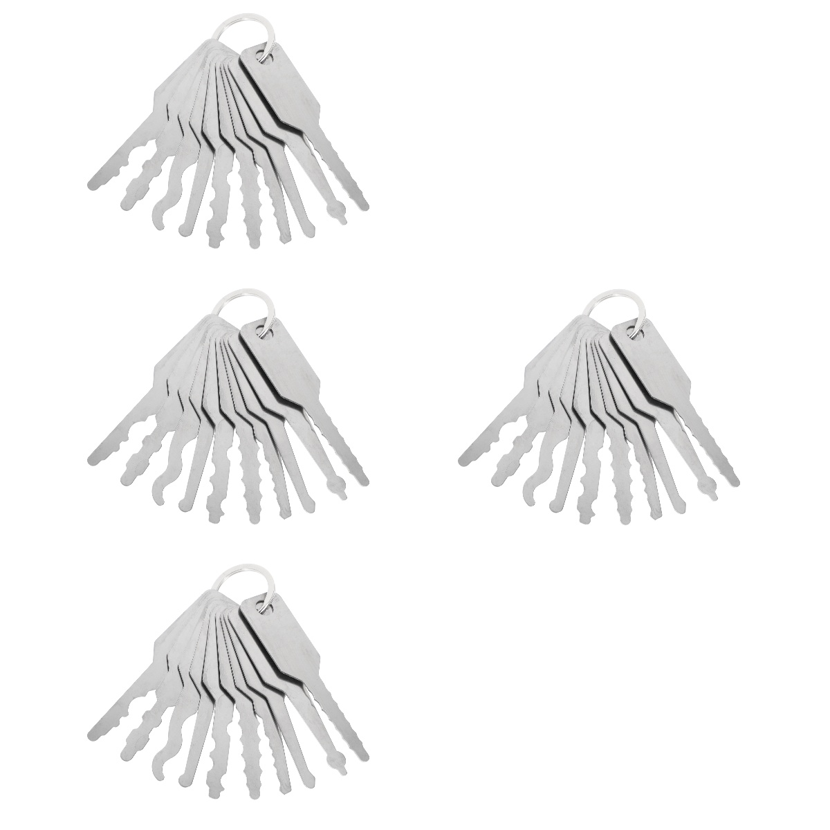 40 pcs Key Tool Key Blank Keys Professional Key Blanks Stainless Steel ...