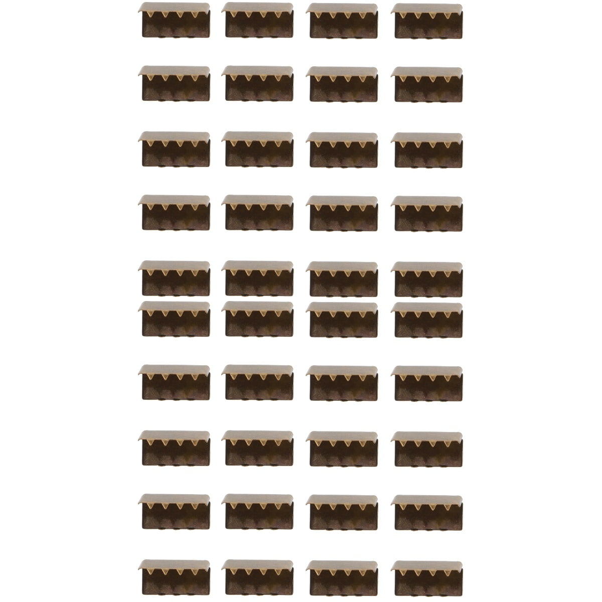 Onaparter 40 pcs Ribbon Ends Clamps Bag Strap Ends Clips DIY Handbag ...