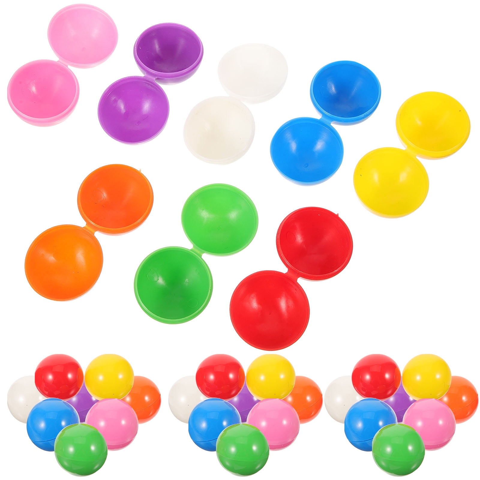Koolleo 40 pcs Mini Lottery Balls Plastic Raffle Drawing Balls Colored ...