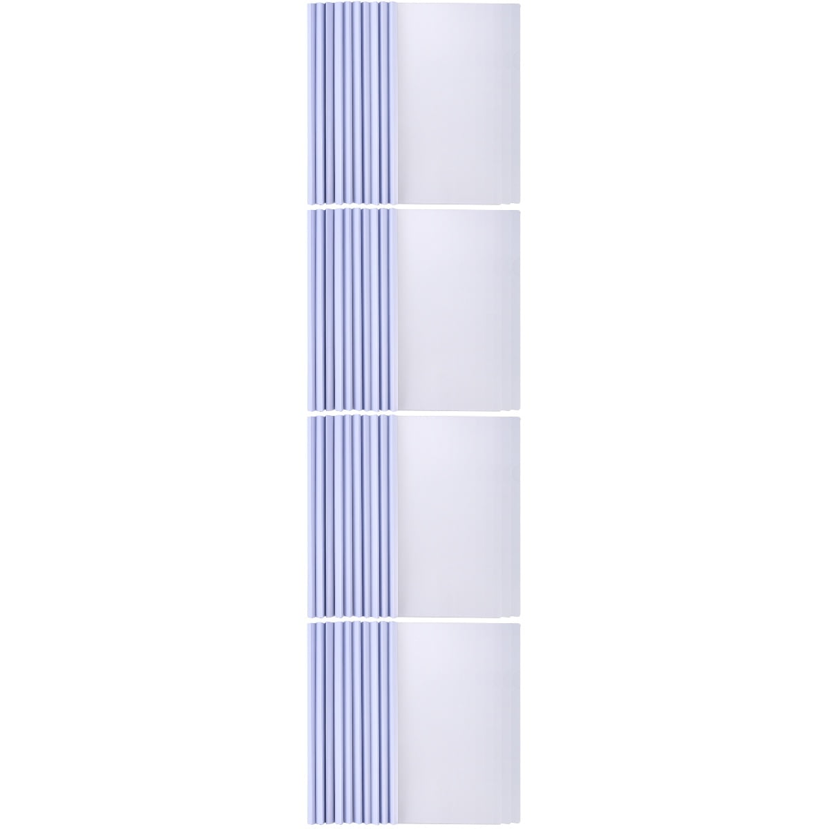 40 pcs Transparent File Folder Sliding Bar Report Covers for A4 Report ...