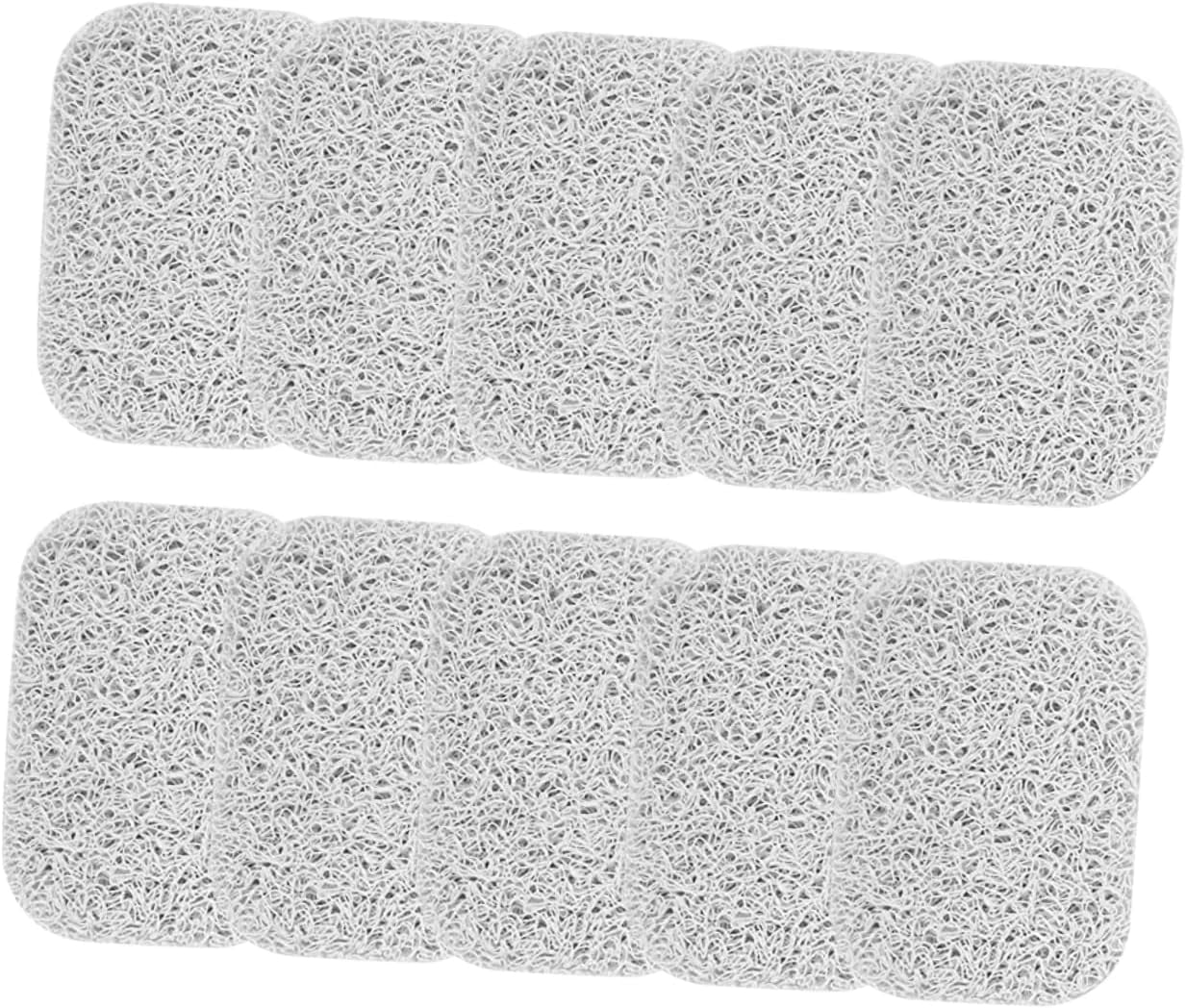 40 pcs for Plastic Draining Travel Mat Container Dish Storage Kitchen ...