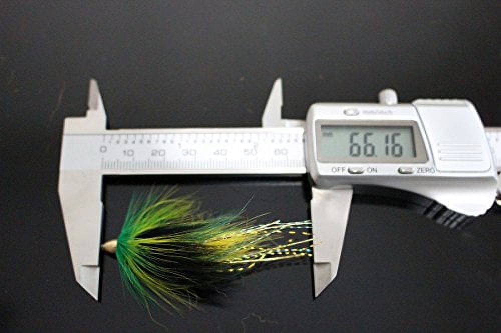 40 pcs/lot 2" Weighted Cone Head Tube Fly 5 Colors Assorted Streamer ...