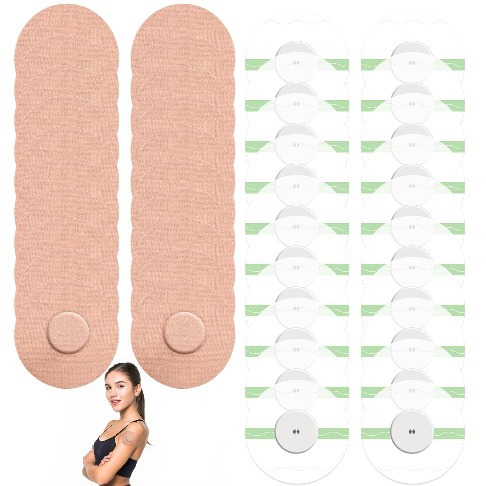 40 pieces Freestyle Libre Sensor Patches, Scetar Patches for Freestyle ...