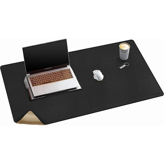 40" x 20" Extra Large Desk Mat, PU Leather & Cork Desk Pad, Large XXL ...