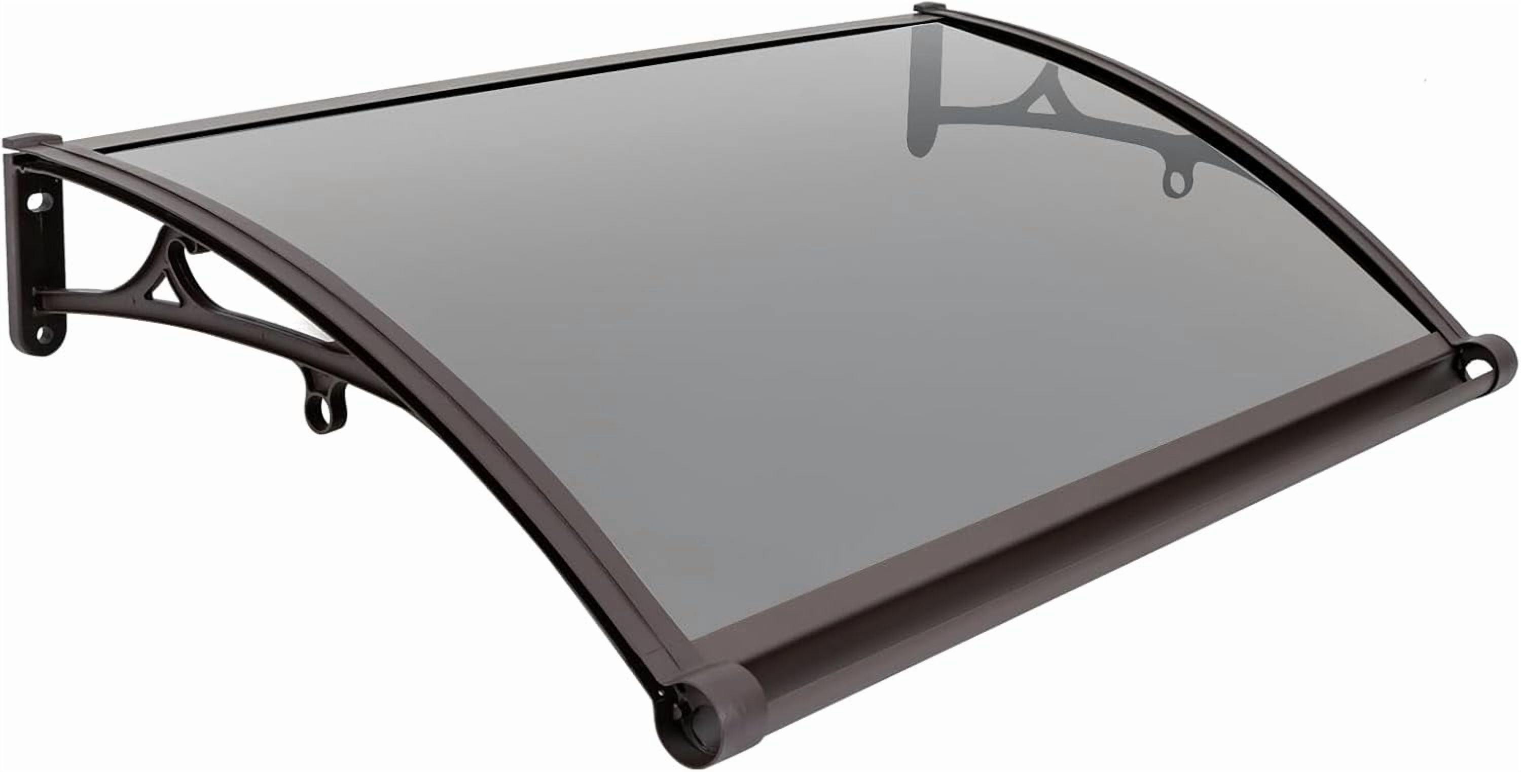 40" x 24"Door Window Awning Exterior, Polycarbonate Cover Outdoor Front ...