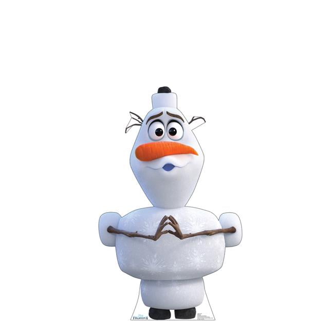40 x 24 in. Olaf Cardboard Cutout, Frozen 2 Epilogue - Walmart.com