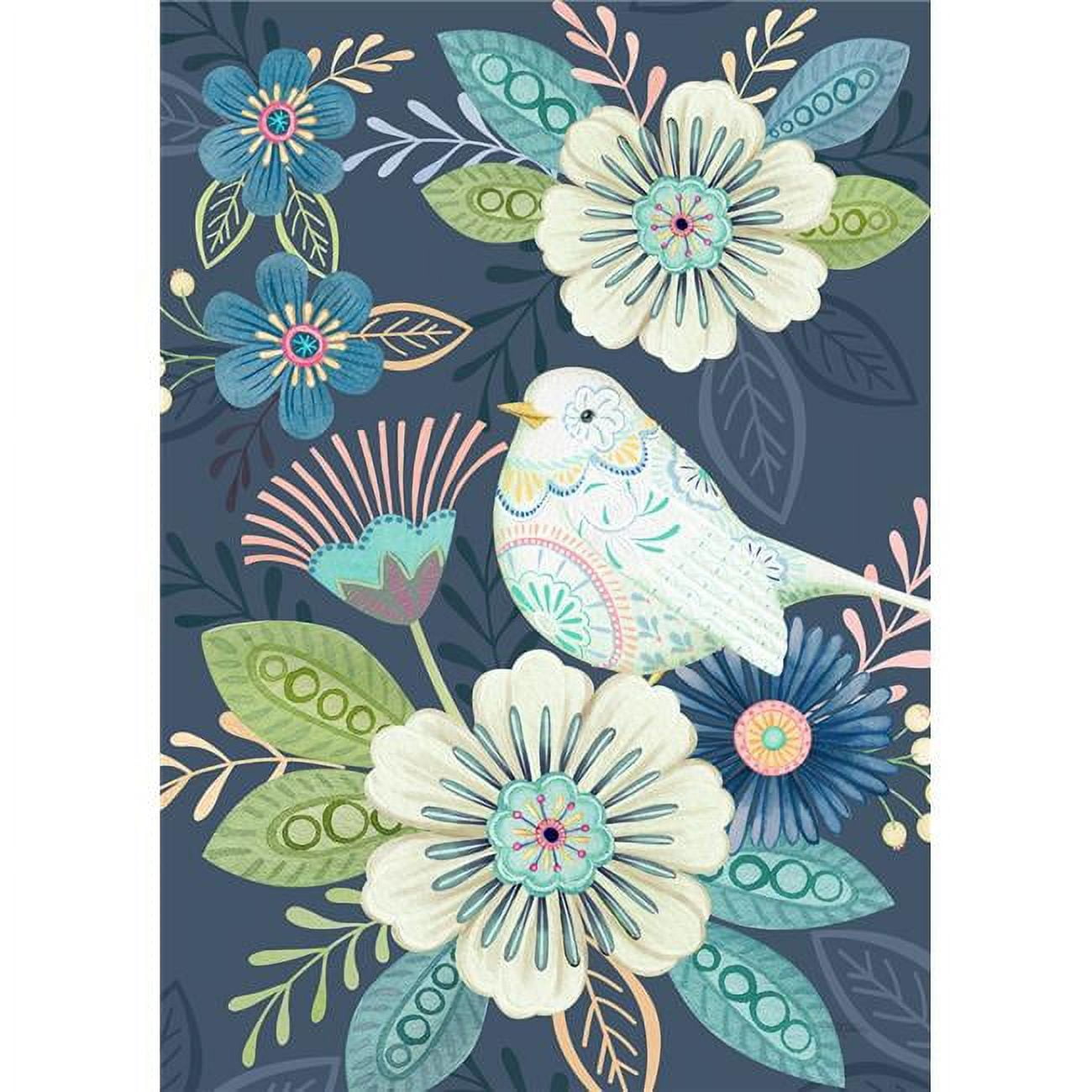 40 x 28 in. Boho Bird House Flag - Walmart.com