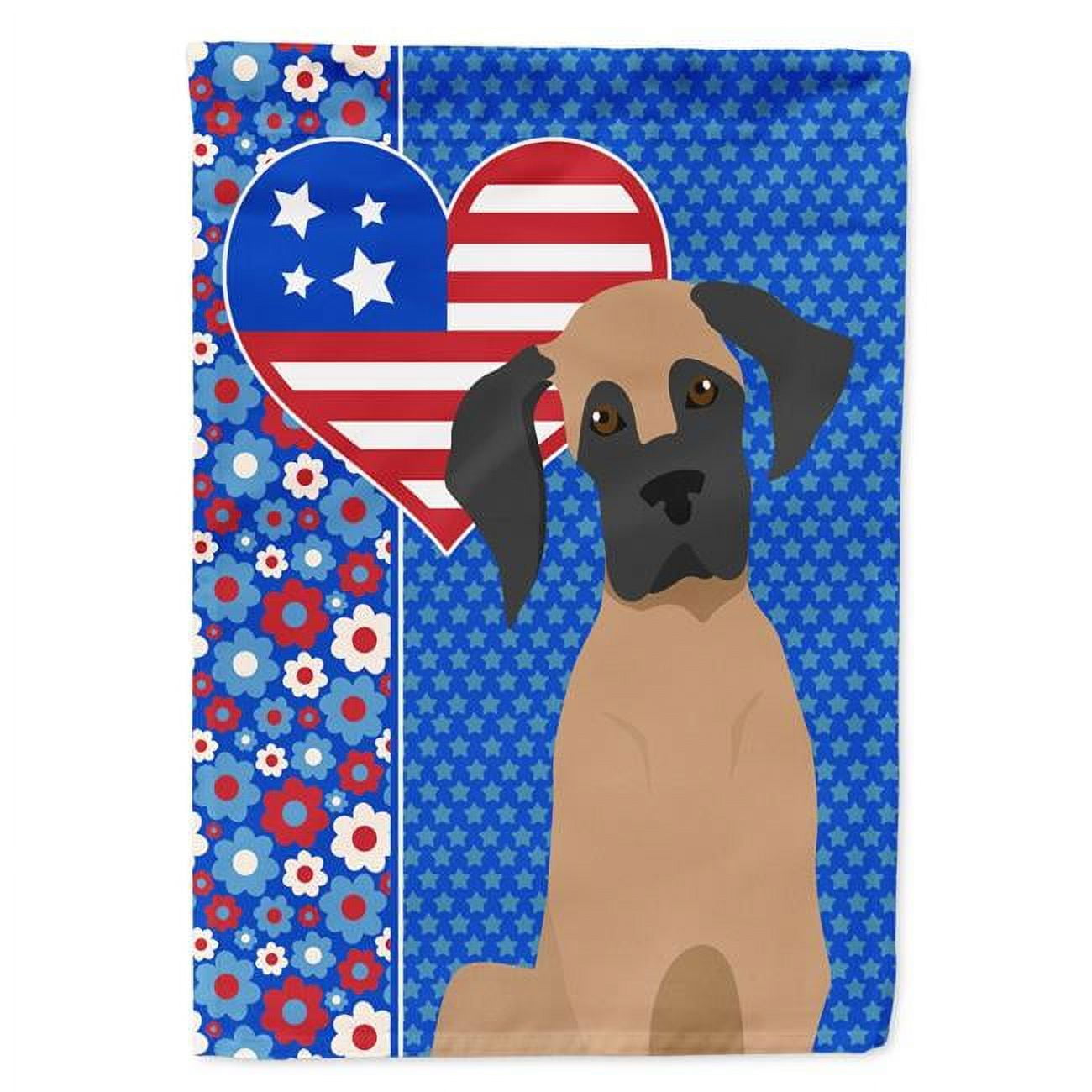 40 x 28 in. Fawn Great Dane USA American Canvas House Flag - Walmart.com