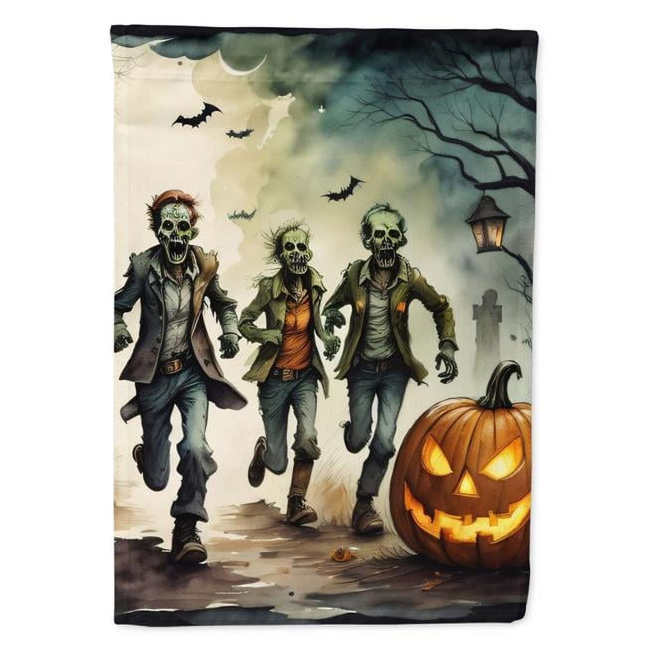 40 x 28 in. Unisex Zombies Spooky Halloween House Flag - Walmart.com