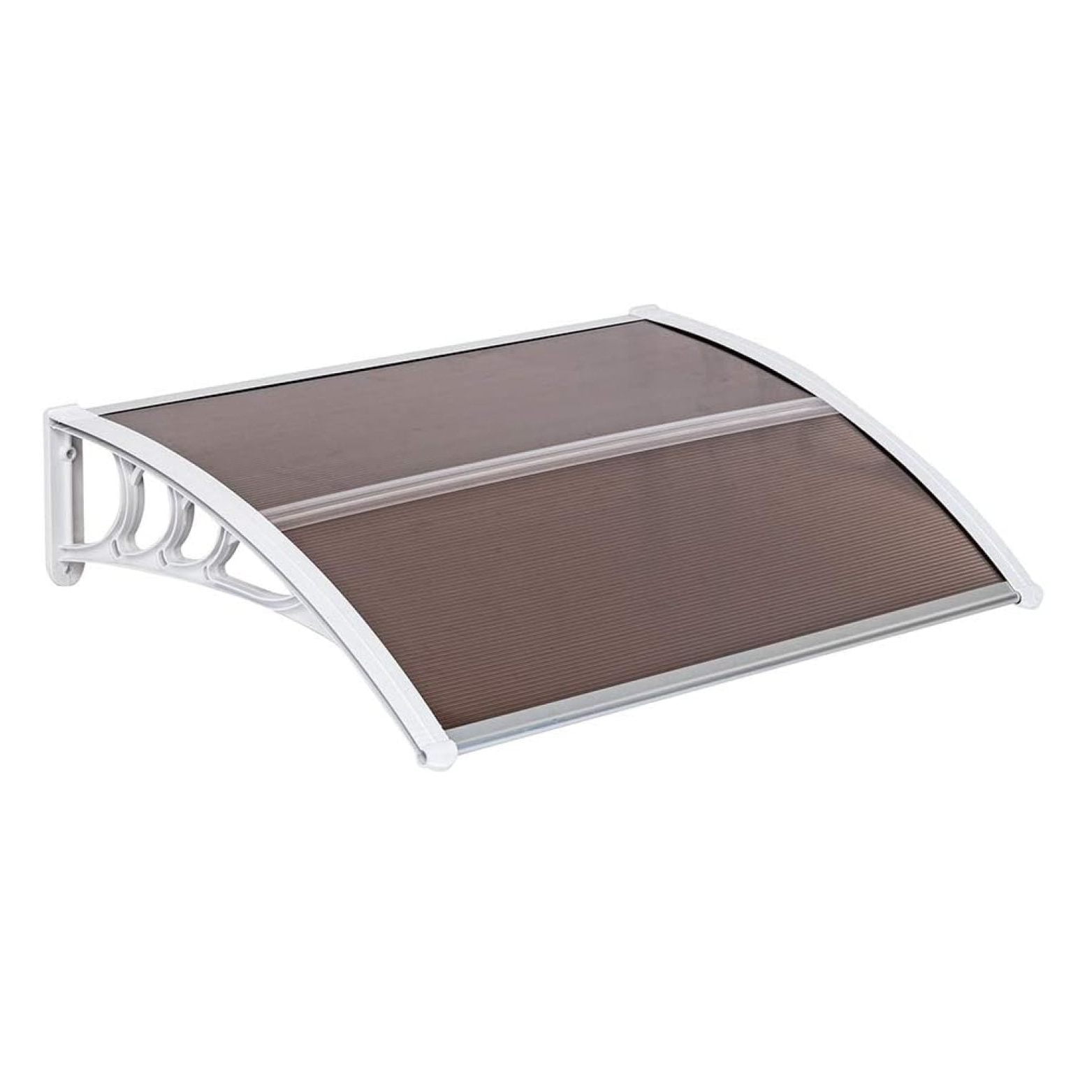 40"x 32" Polycarbonate Window Door Awning with Bracket Overhead Cover ...