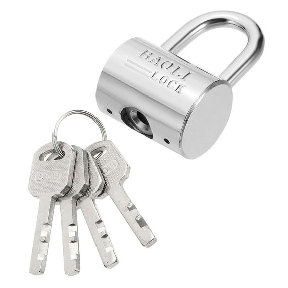 40 x 32 x 65mm Heavy Duty Lock Alloy Steel High Security Padlock with 4 ...