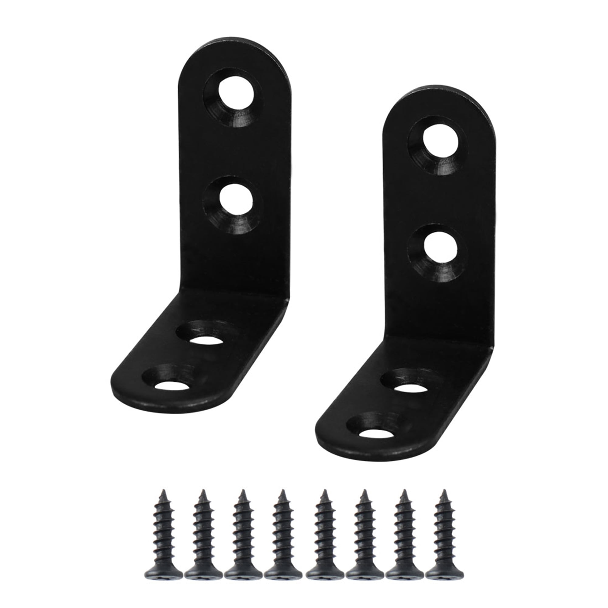 40 X 40mm Angle Bracket Metal Black L Shaped Angle Brackets Corner