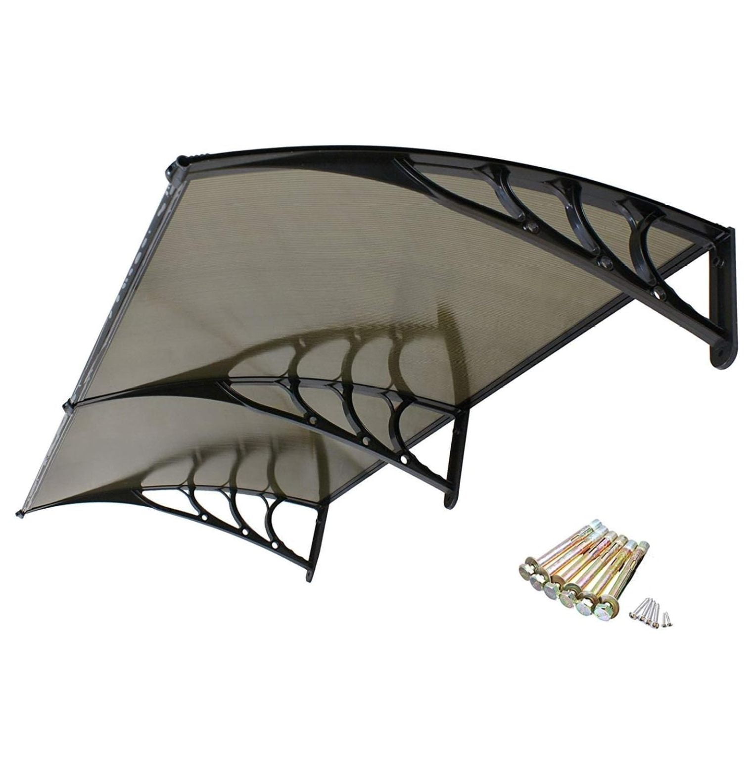 40"x 80" Window Door Awning Outdoor Polycarbonate Patio Cover Canopy ...
