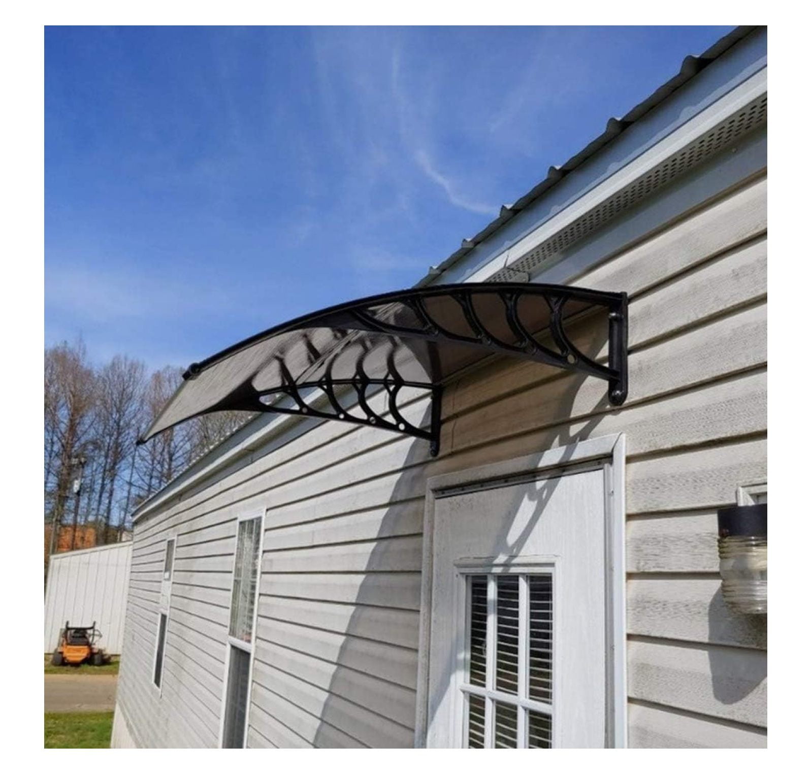 40" x 40" Window Door Awning Canopy, Polycarbonate Entry Door Outdoor ...