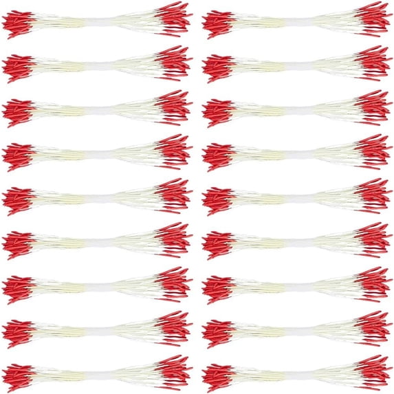 400~500Pcs Mini Flower Stamen Pistil 0.5mm Double Heads Artificial ...