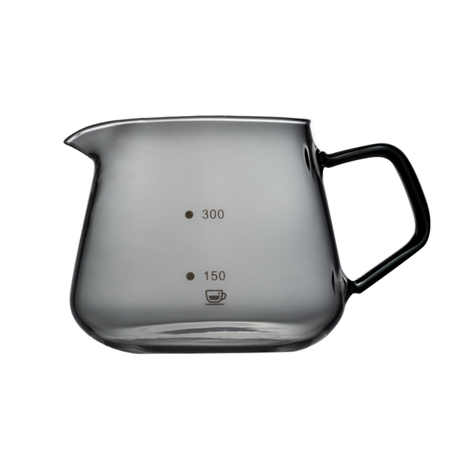 400/600ml Espresso Glass Carafe Coffee Pot Glass Pour Over Coffee ...