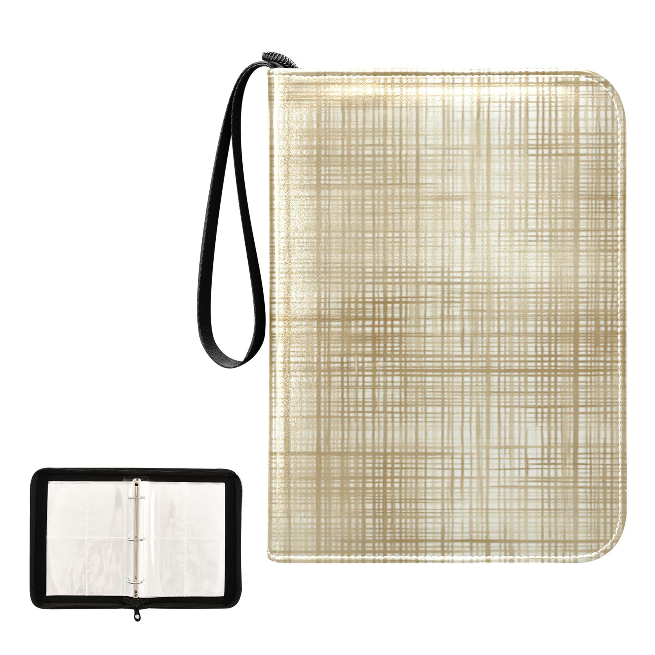 400 Cards Trading Card Binder with 50 Removable Sleeves, Portable Game ...
