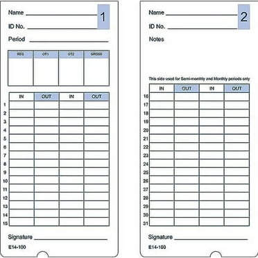 ComplyRight 2023-2024 Fiscal Attendance Calendar 50/Pack (A42005015 ...