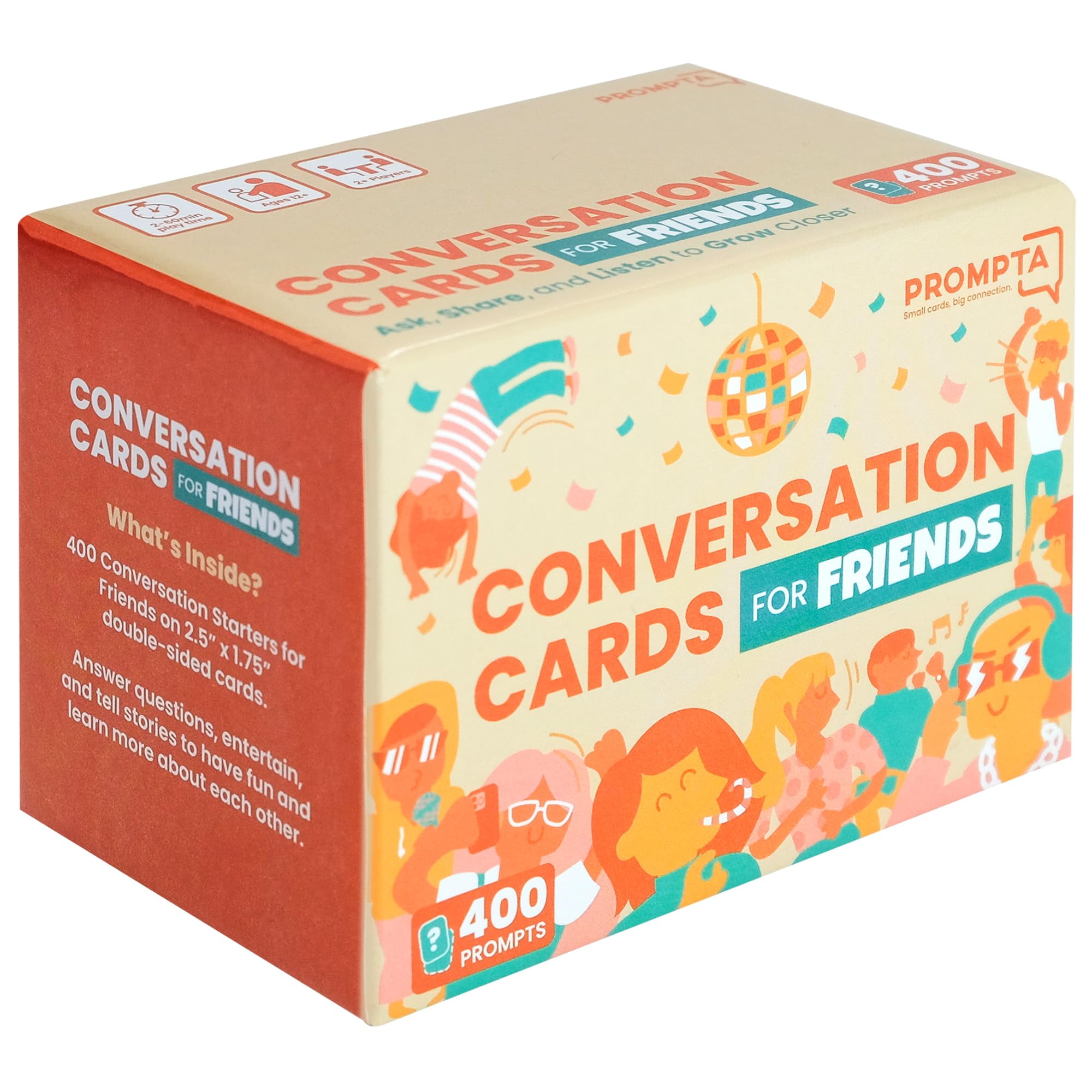 400 Conversation Cards for Friends – Casual, Funny Get to Know You ...