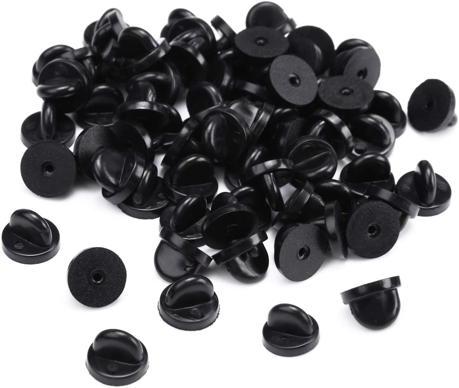 400 Count Rubber Pin Backs for Lapel Pins, Pin Backings PVC Pin Keepers ...