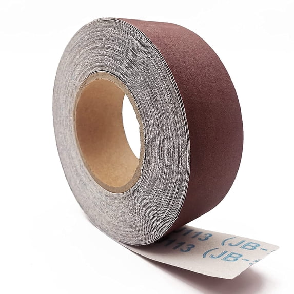 400 Grit Sandpaper Roll, 2 Inch x78.7 Feet Continuous Abrasive Sand ...