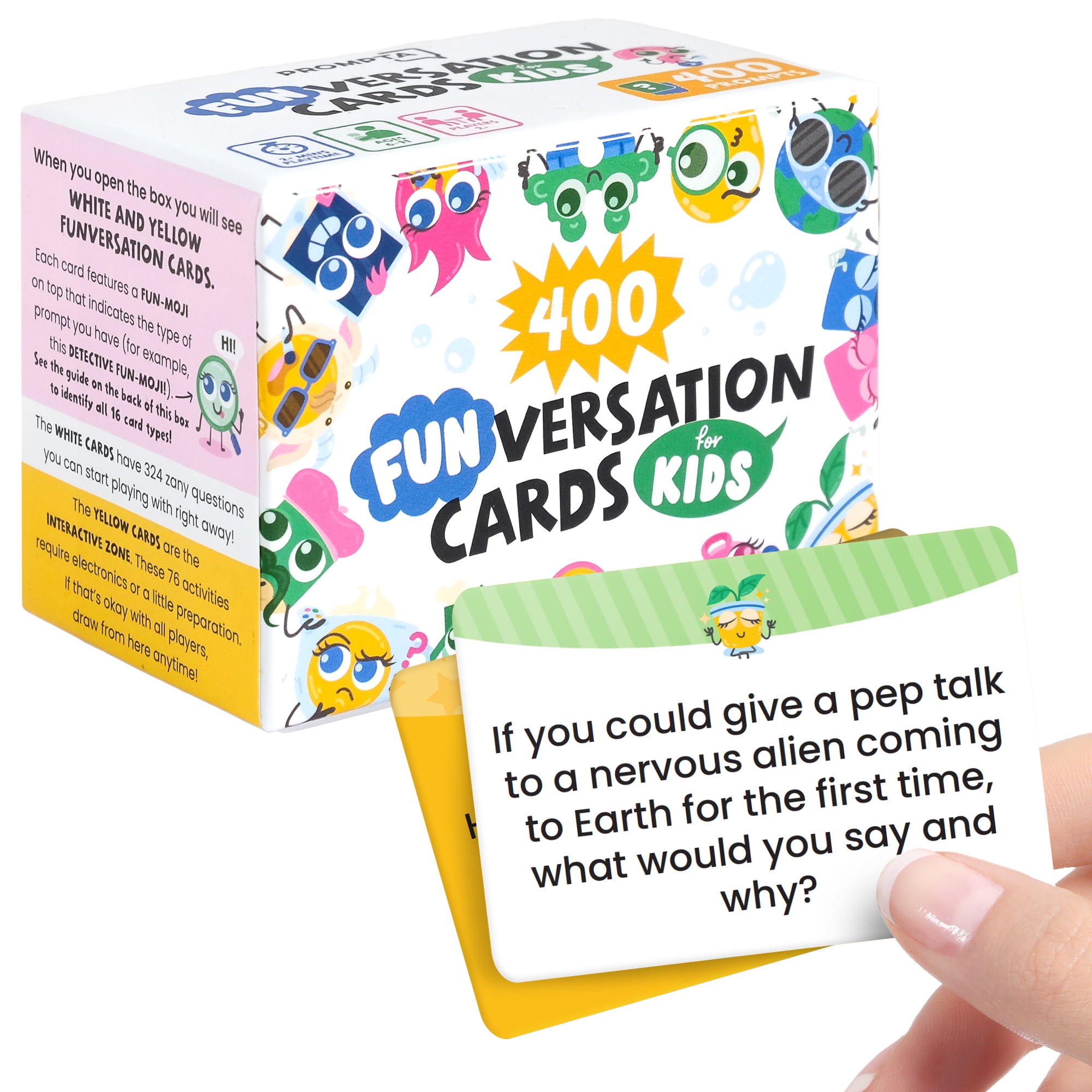 400 Interactive Conversation Cards for Kids Ages 6-11 - Card Games for ...