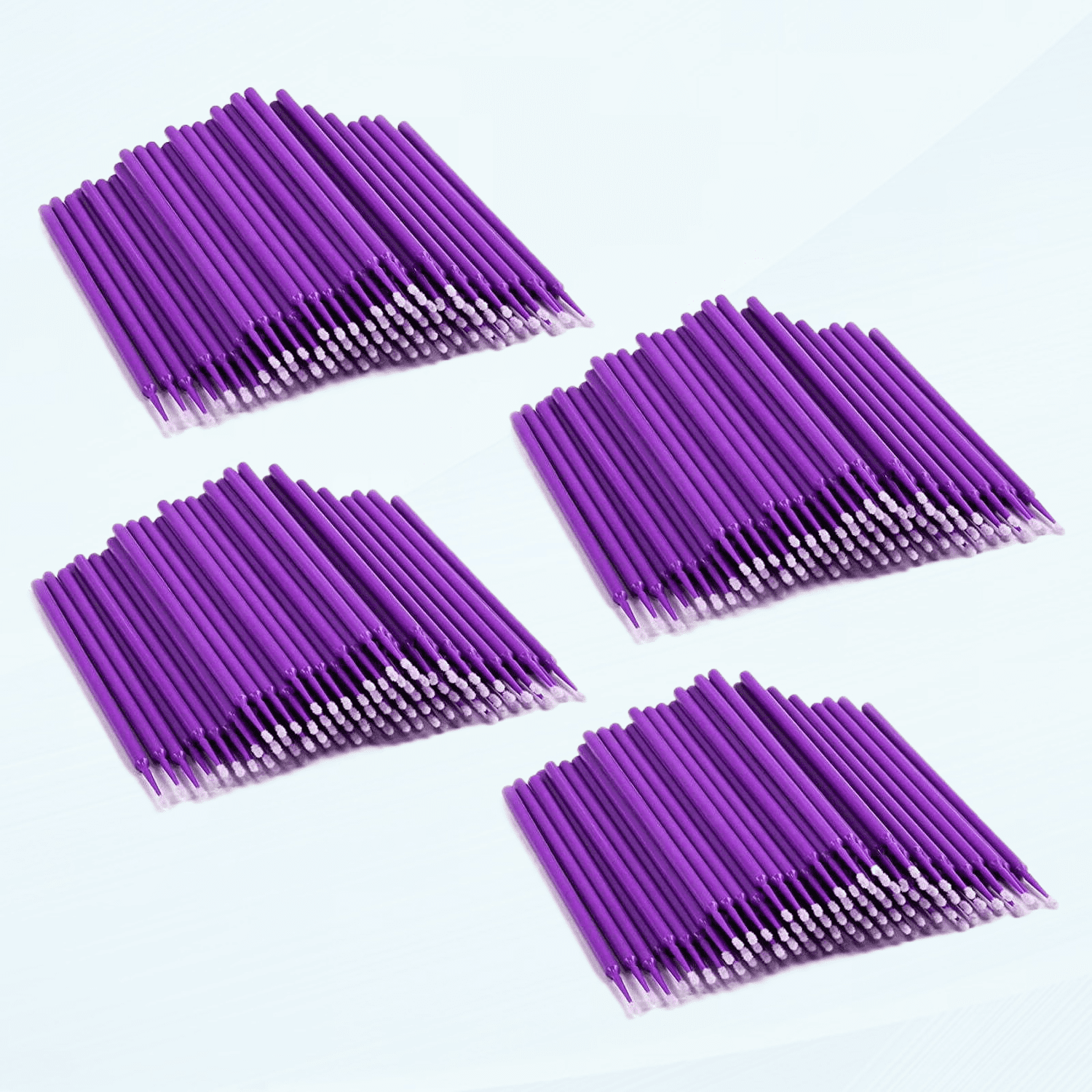 400 PCS Disposable Micro Applicators Brush Eyelash Extension Microbrush ...