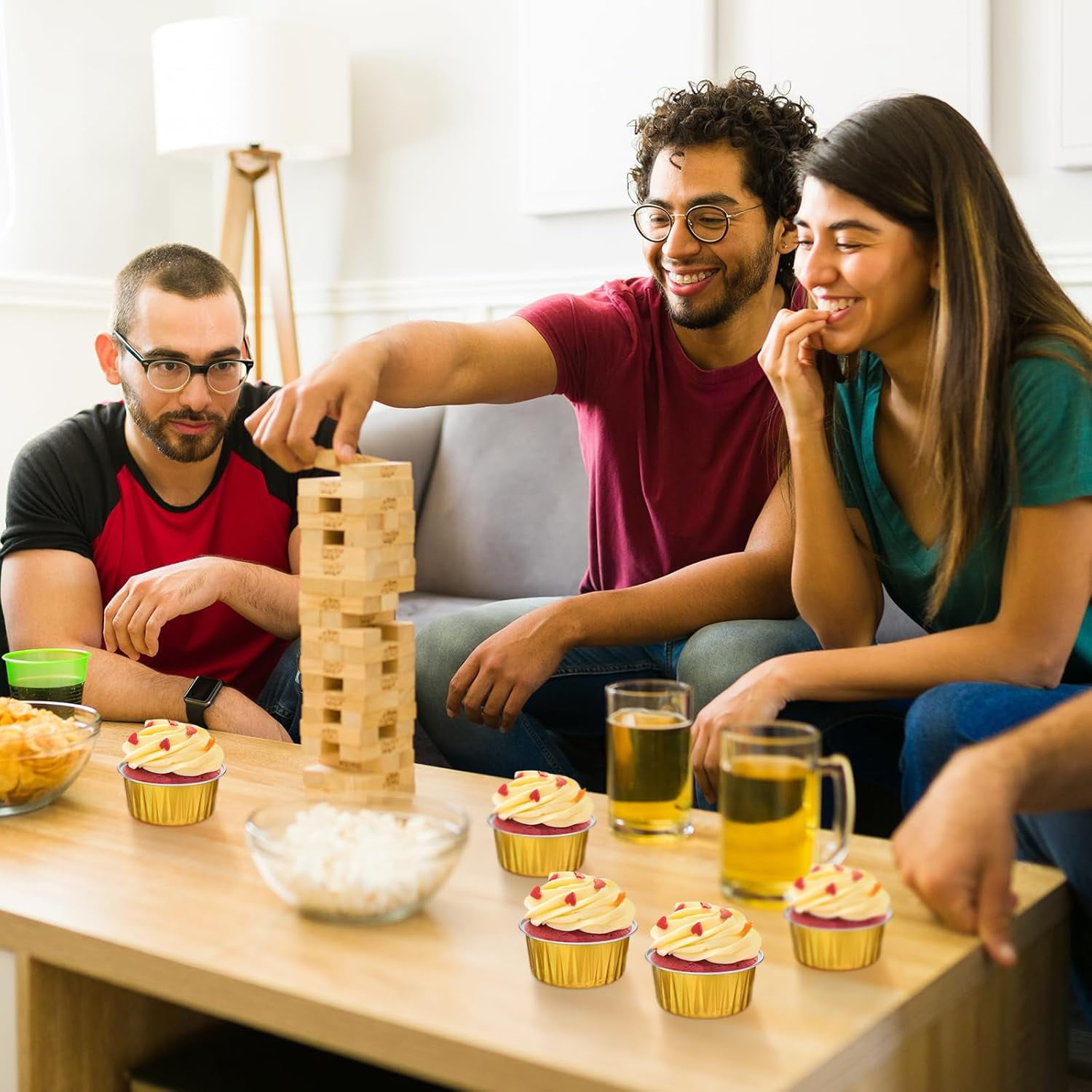 400 Pack 5 oz Aluminum Foil Baking Cups with Lids, Disposable Ramekins ...