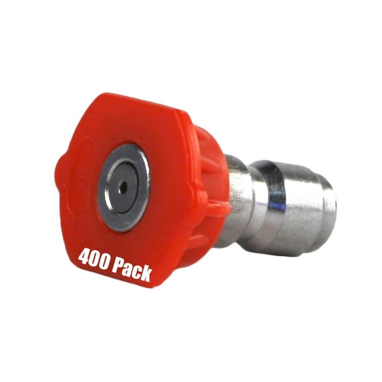 400 Pack Erie Tools Pressure Washer 1/4" Quick Connect 0 Degree 6.0 ...