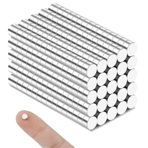 400 Pack Small Magnets, 5x3mm Refrigerator Magnet Rare Earth Magnet ...