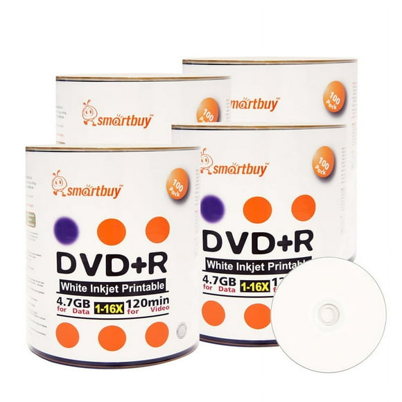 Blank DVD+R Discs in Blank Media - Walmart.com