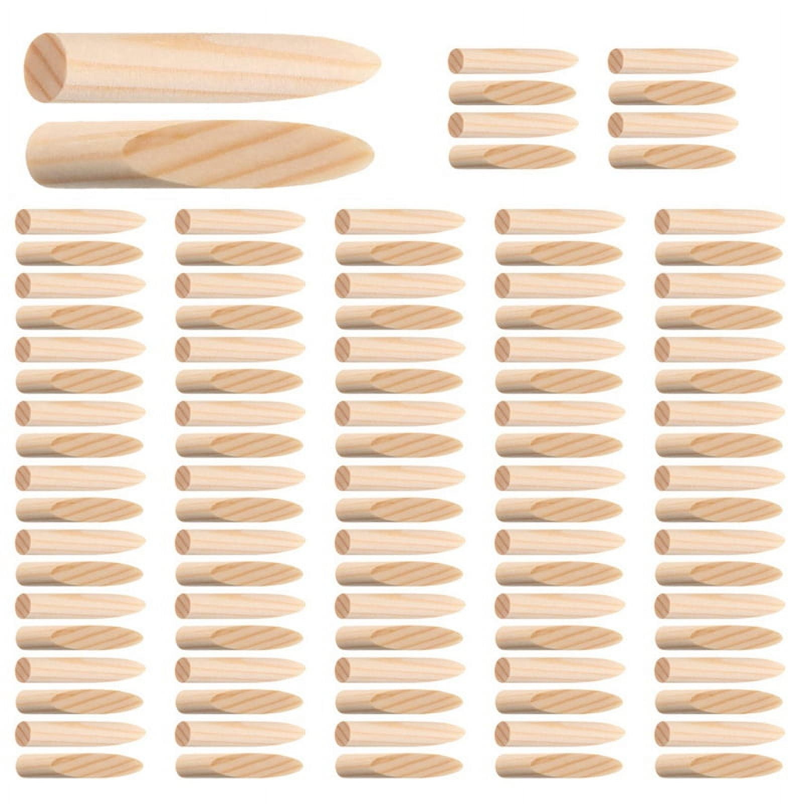 400 Packs Pocket Hole Plugs Solid Wood Dowels Pocket Hole Jig Paint ...