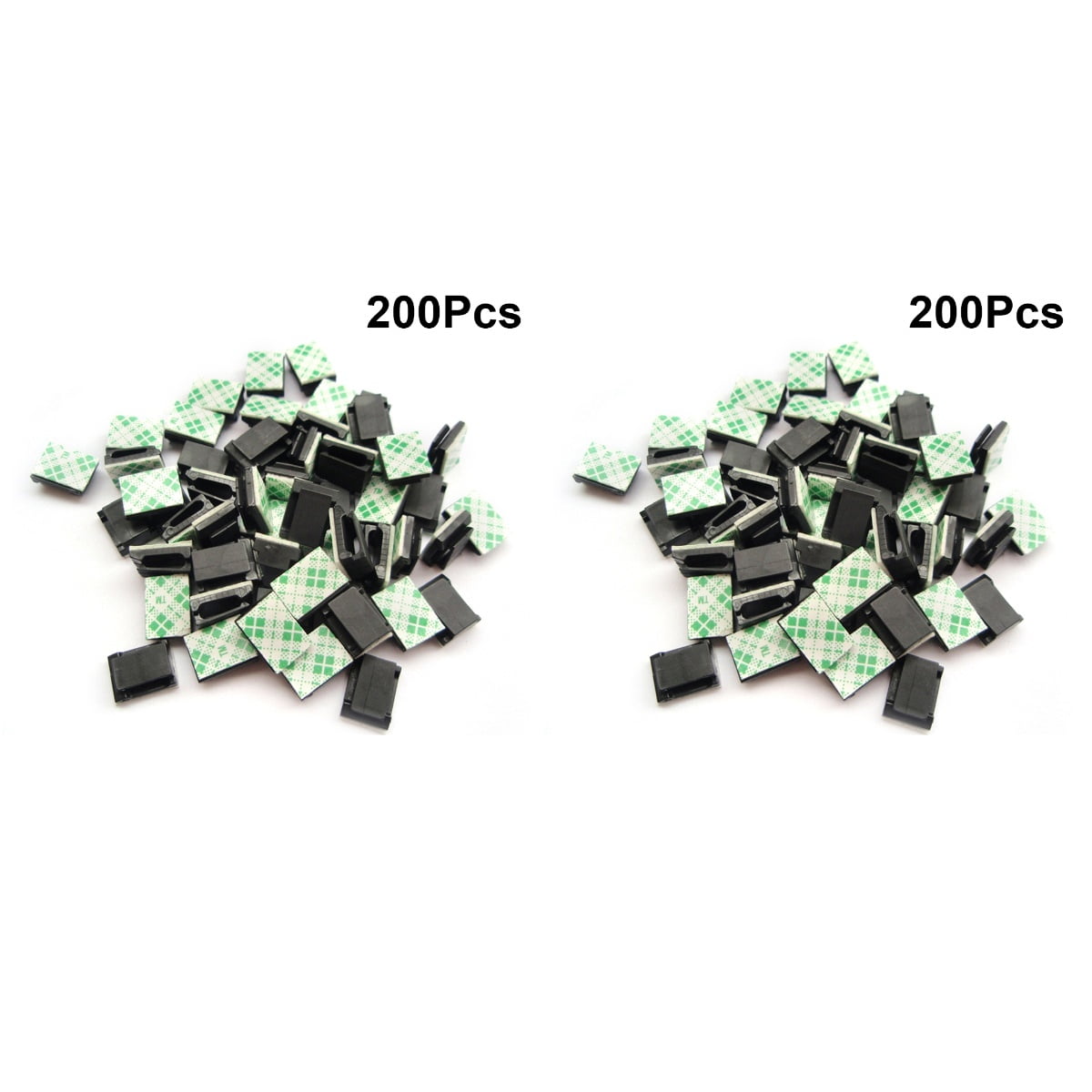 400 Pcs Adhesive Fixed Wire Base of Little Wire Clip for Fixing Cables ...