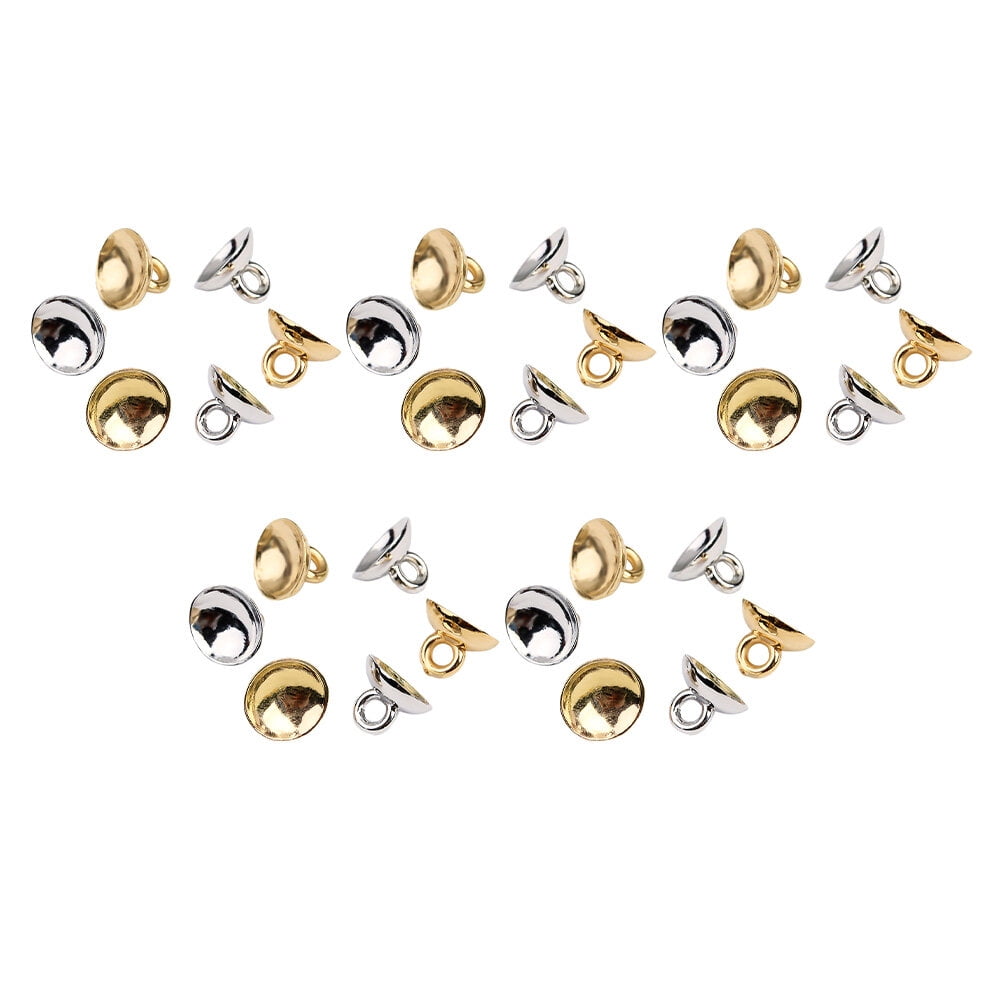 400 Pcs Album Flat Tip Tweezers Bowl-shaped Round Hanger DIY Jewelry ...