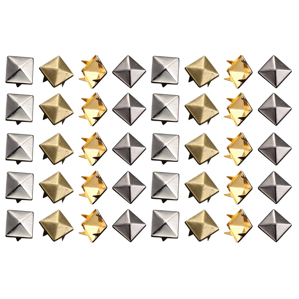 400 Pcs Cone Spikes Rivets Metal Four Claw Diy Bag - Walmart.com