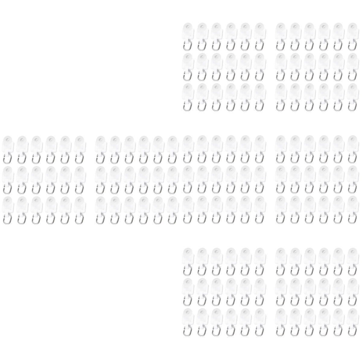 400 Pcs Curtain Track Pulley Curtain Rail Roller Curtain Track Wheels ...