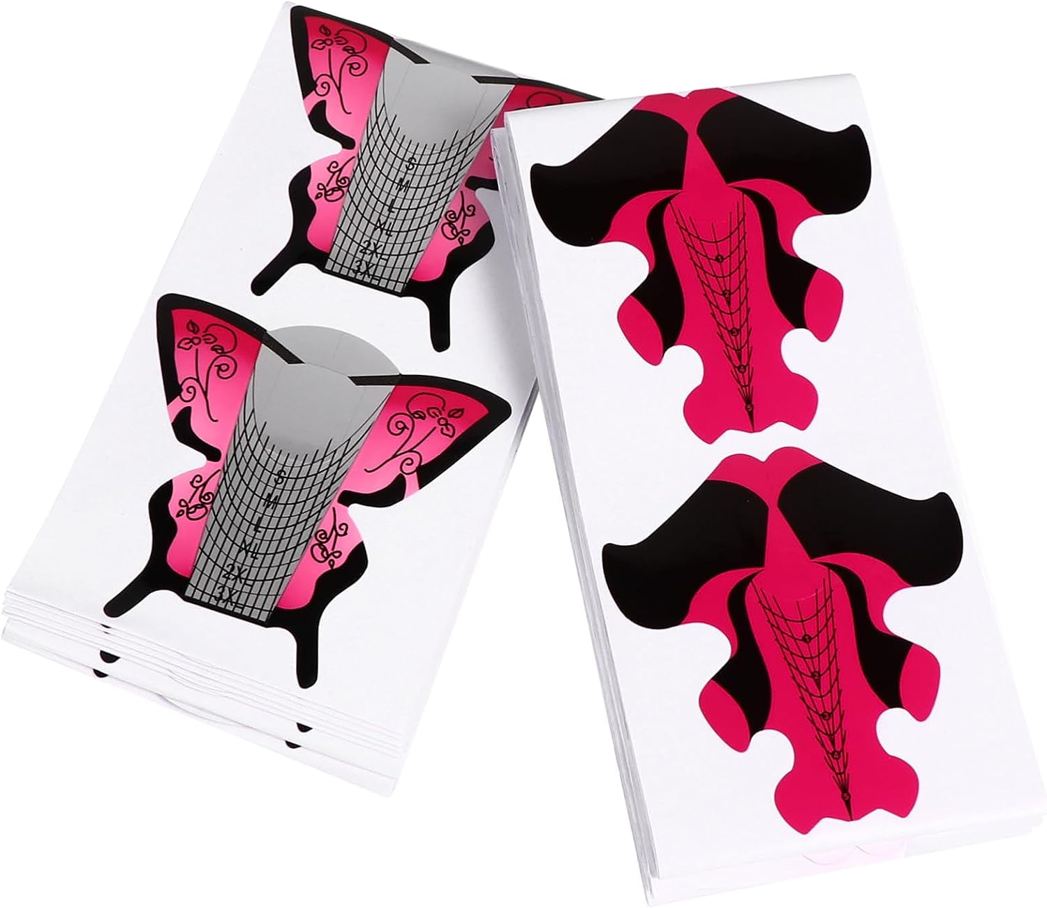 400 Pcs Extended by Nail Art Paper Holder Nail Extension Stickers Nail ...