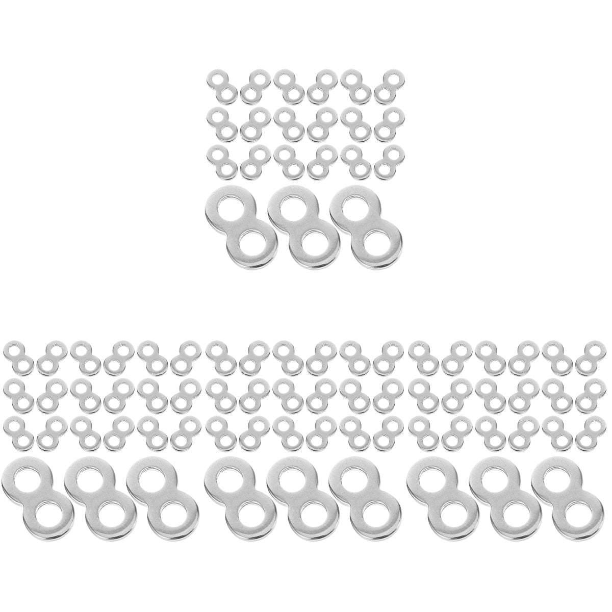 400 Pcs Heavy Duty Figure Shape 8 Connector Desk Fastener Clip 8 Shaped ...