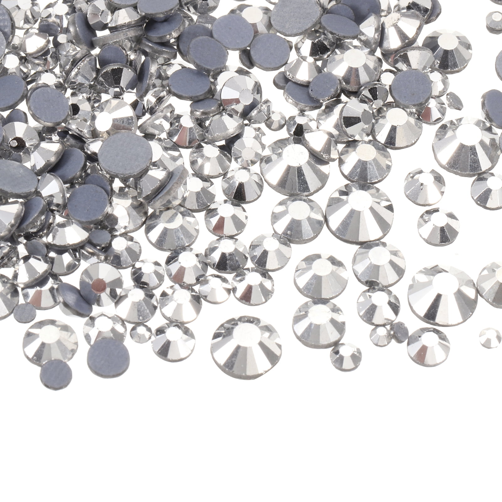400 Pcs Hotfix Rhinestones Flatback Crystal Glass Gems with Clear Bag ...